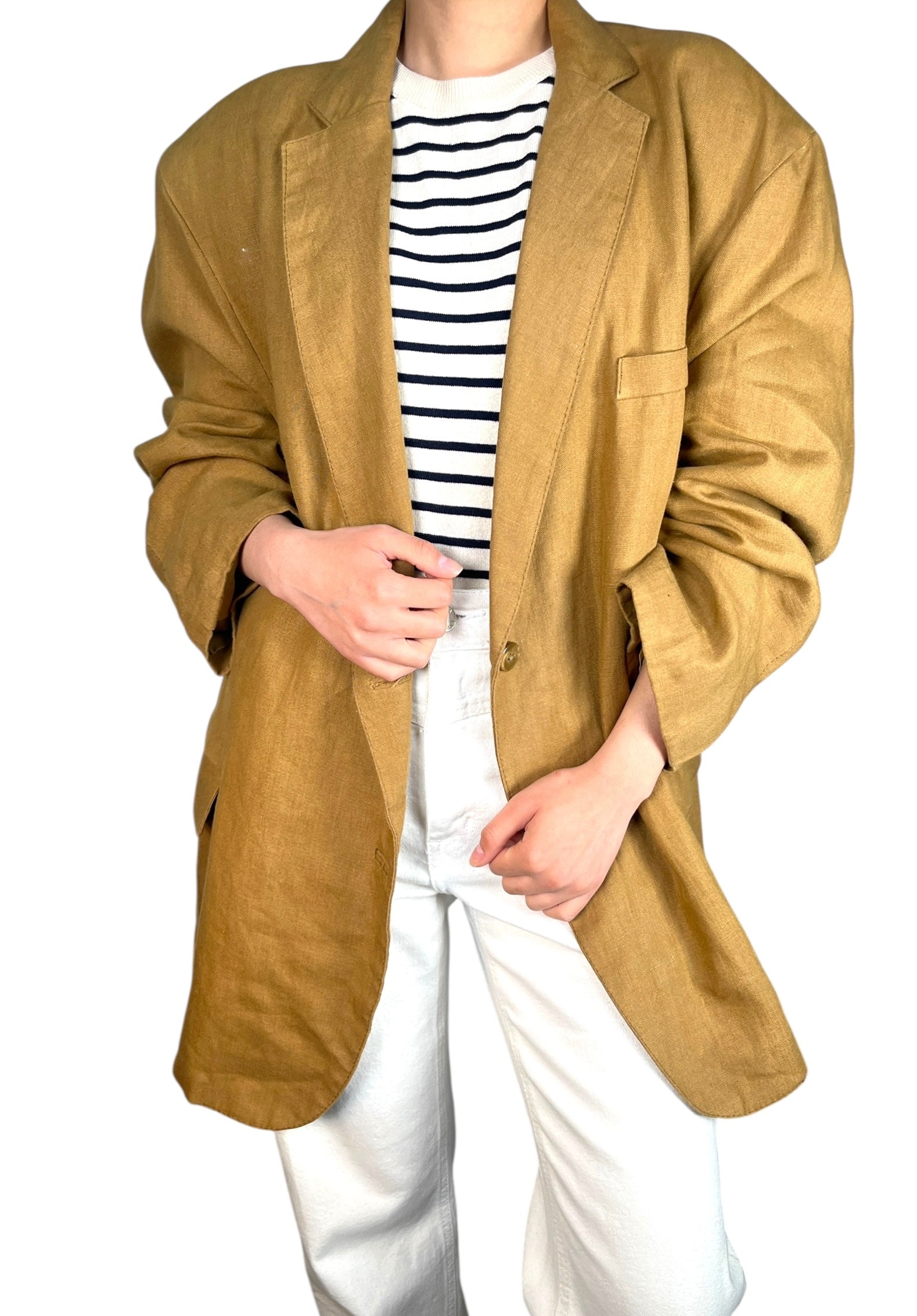 Blazer Café Oversize - MAV CUEROS – Market People