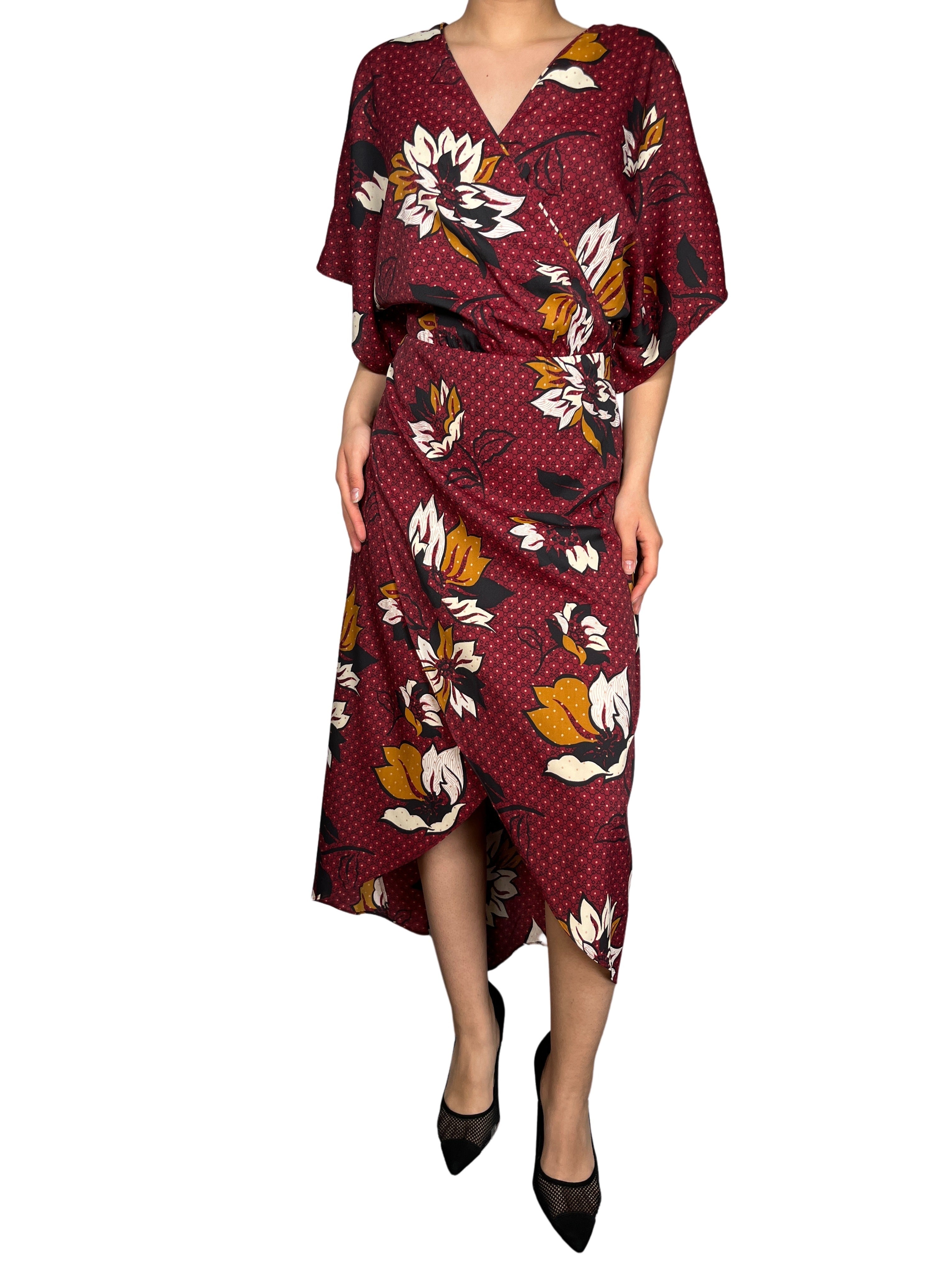 Vestido Bankoni Burdeo - RAPSODIA – Market People
