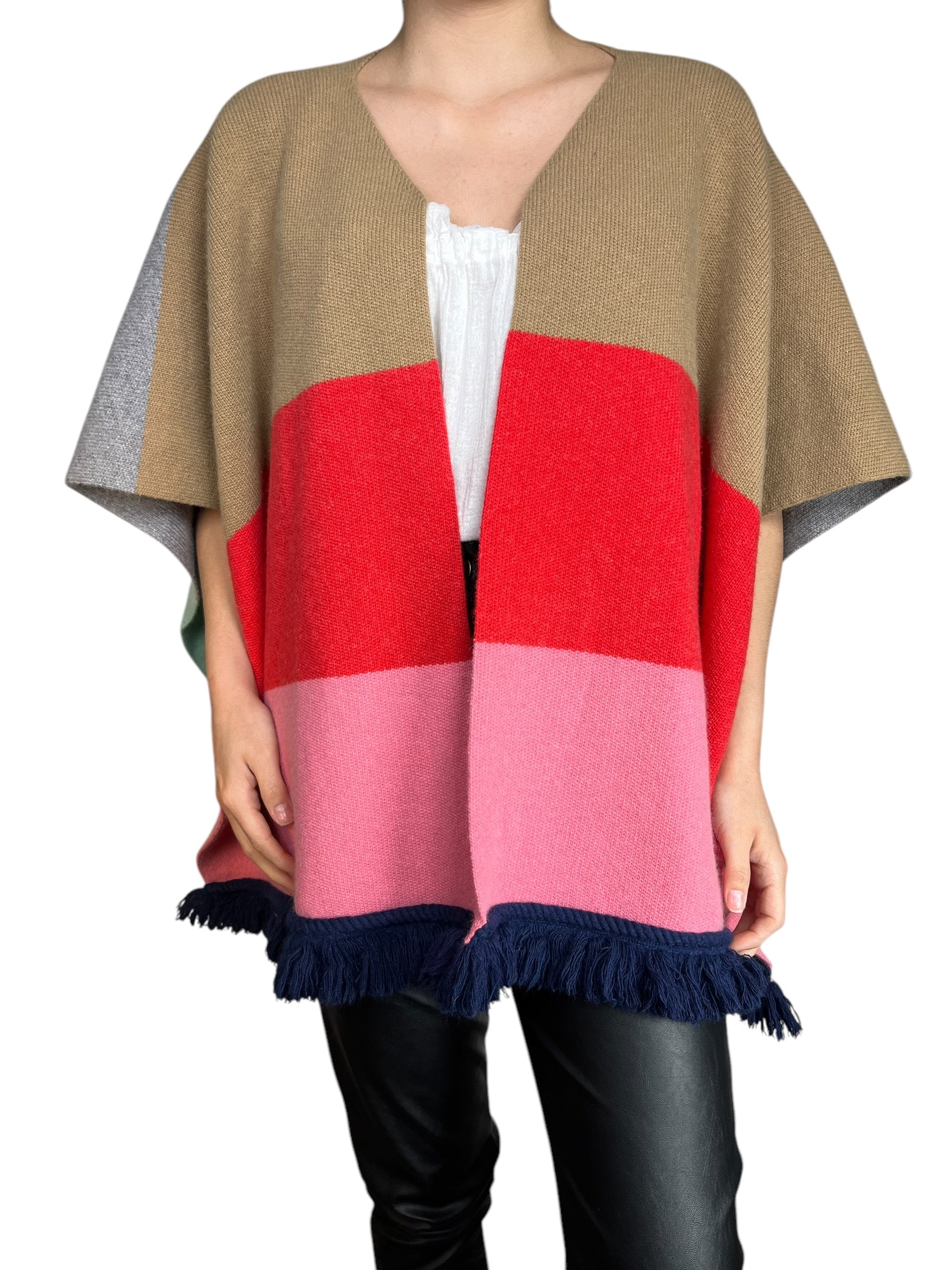 Poncho Lana y Pelo de Conejo - JAZMIN CHEBAR – Market People