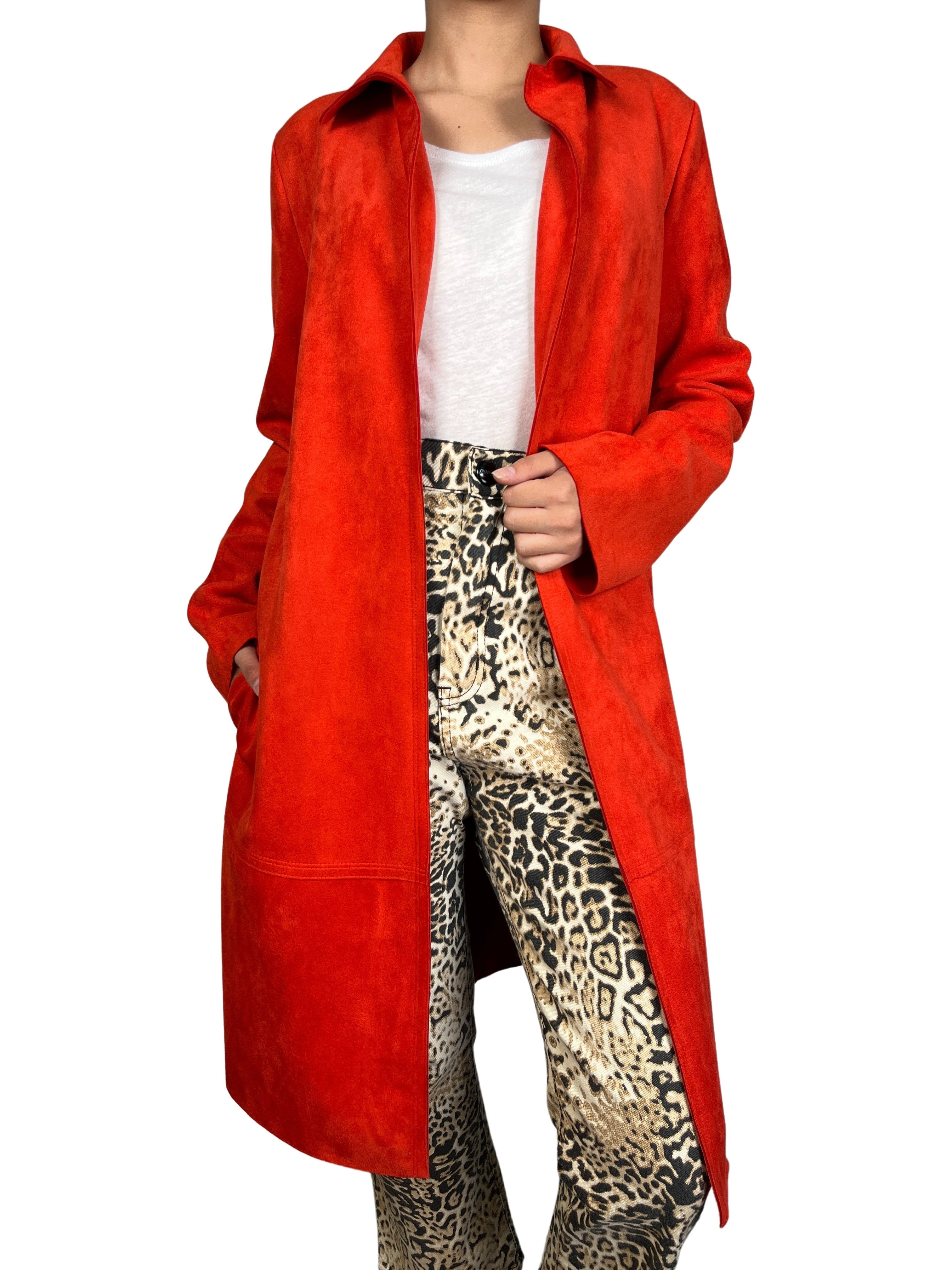 Abrigo Largo Rojo - ZARA – Market People