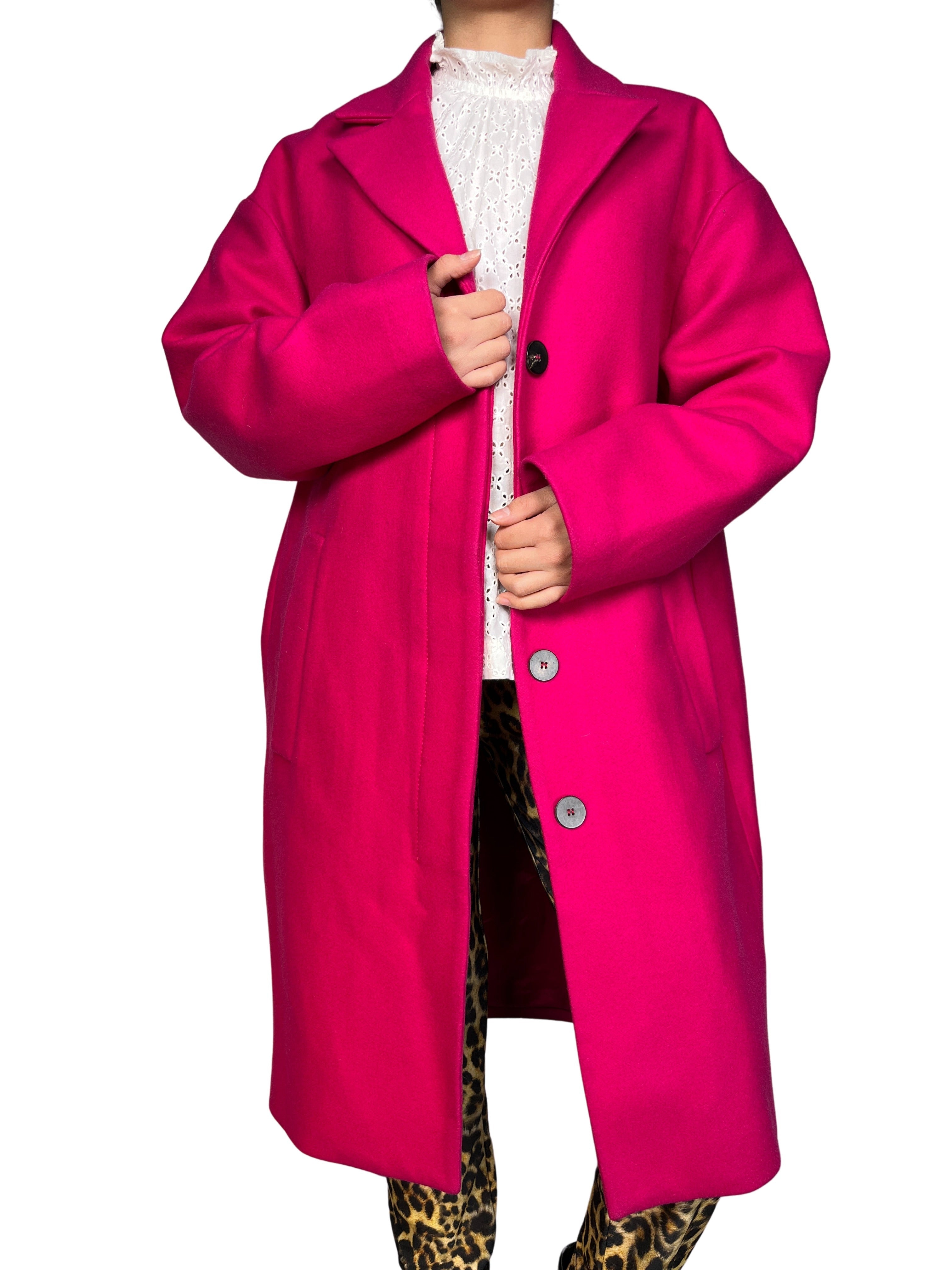 Abrigo Fucsia - MANGO – Market People