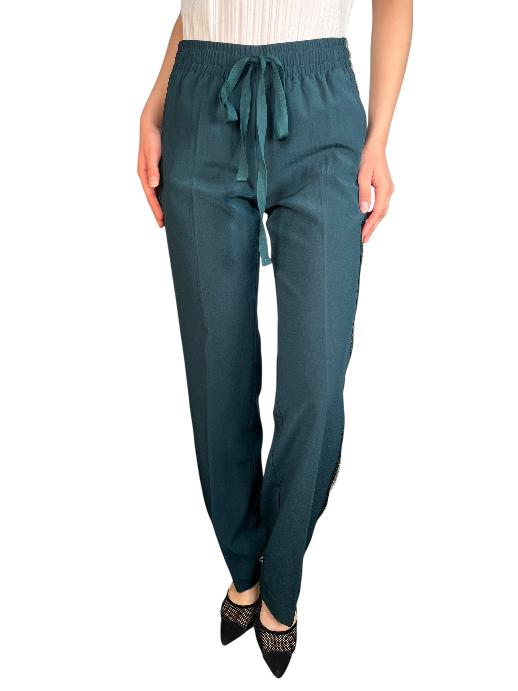 Pantalón Pomy Crepe Verde - ZADIG & VOLTAIRE – Market People