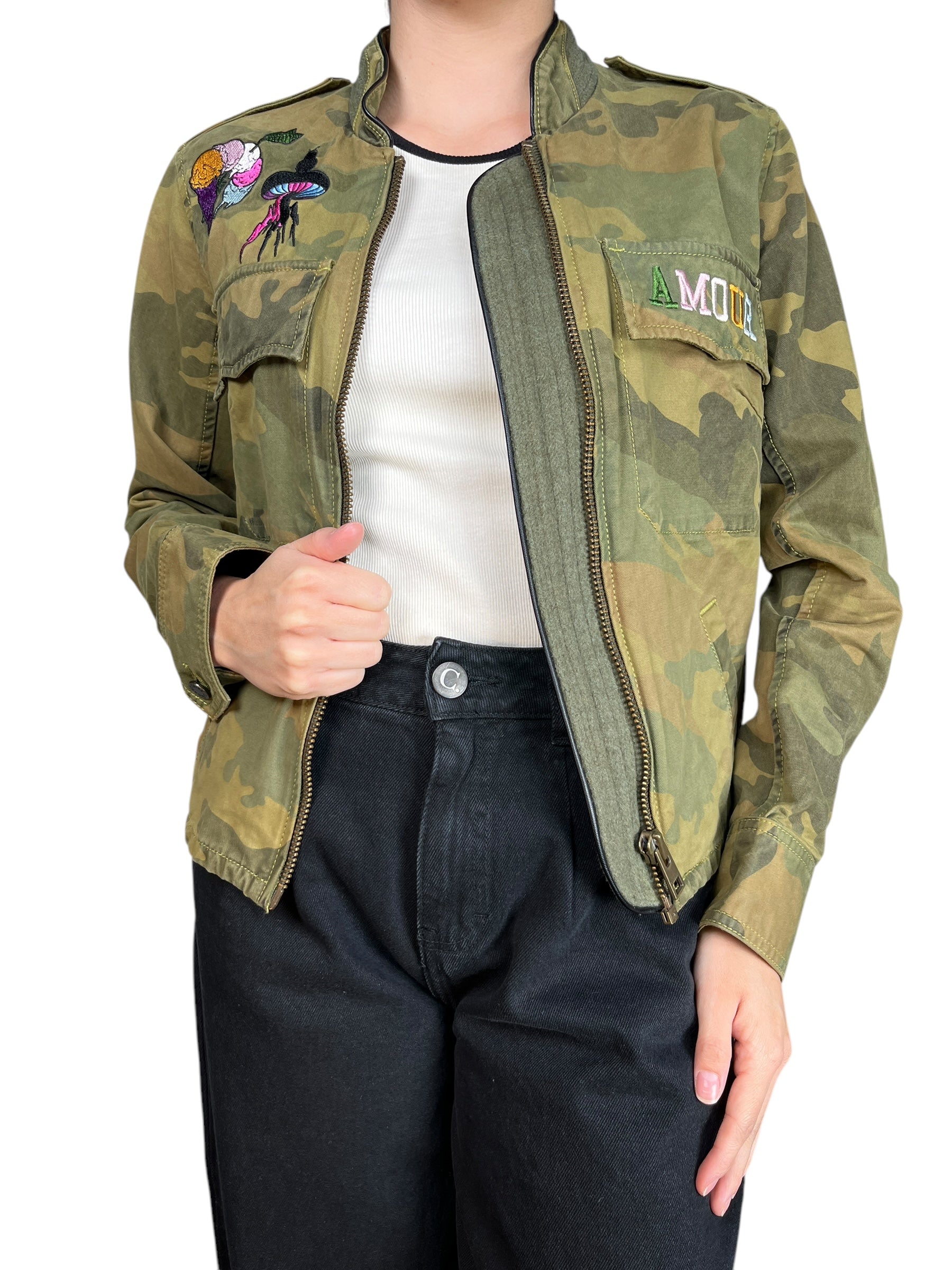 Chaqueta Kavys Camou Brode - ZADIG & VOLTAIRE – Market People