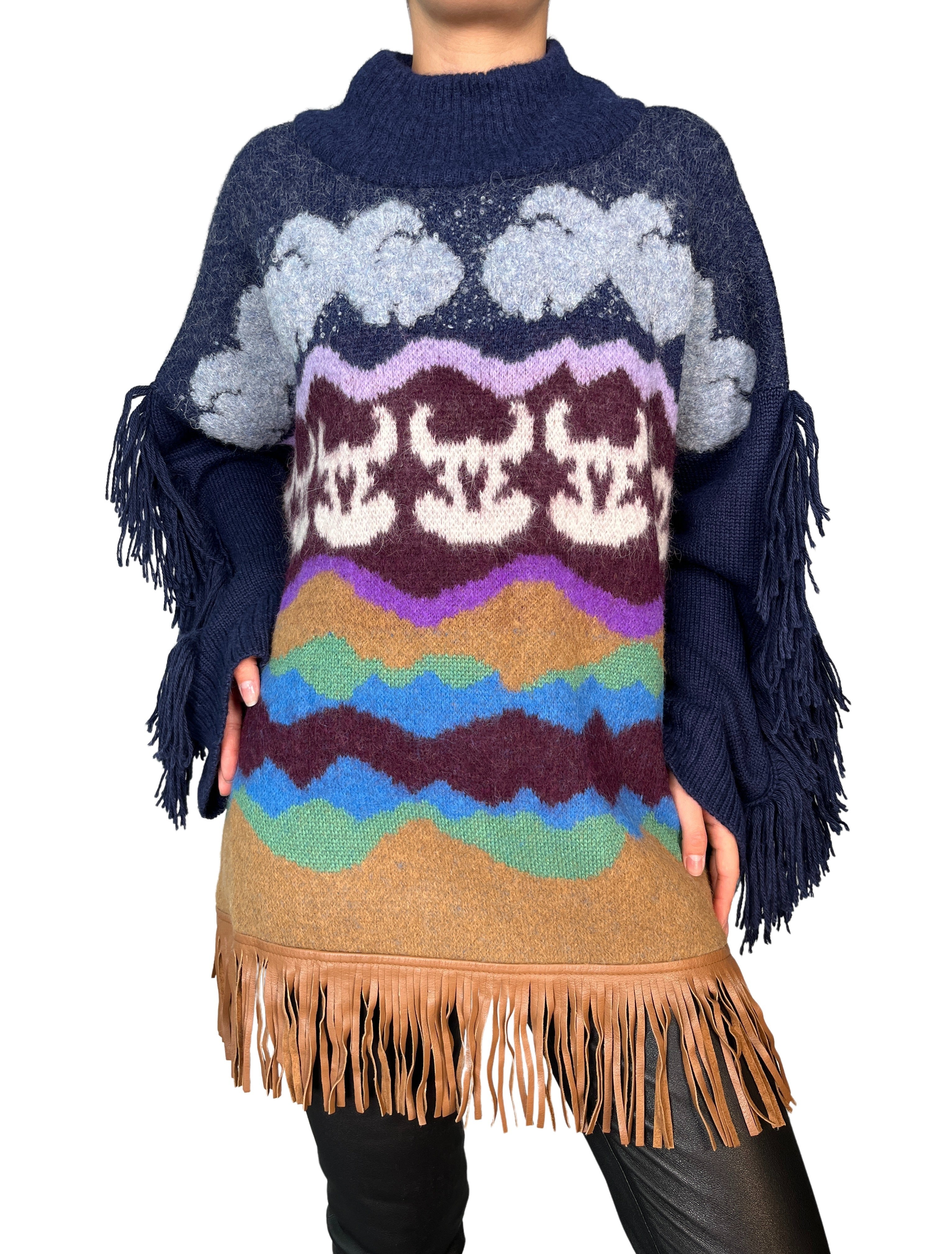 Poncho Cuore Alpaca - JAZMIN CHEBAR – Market People