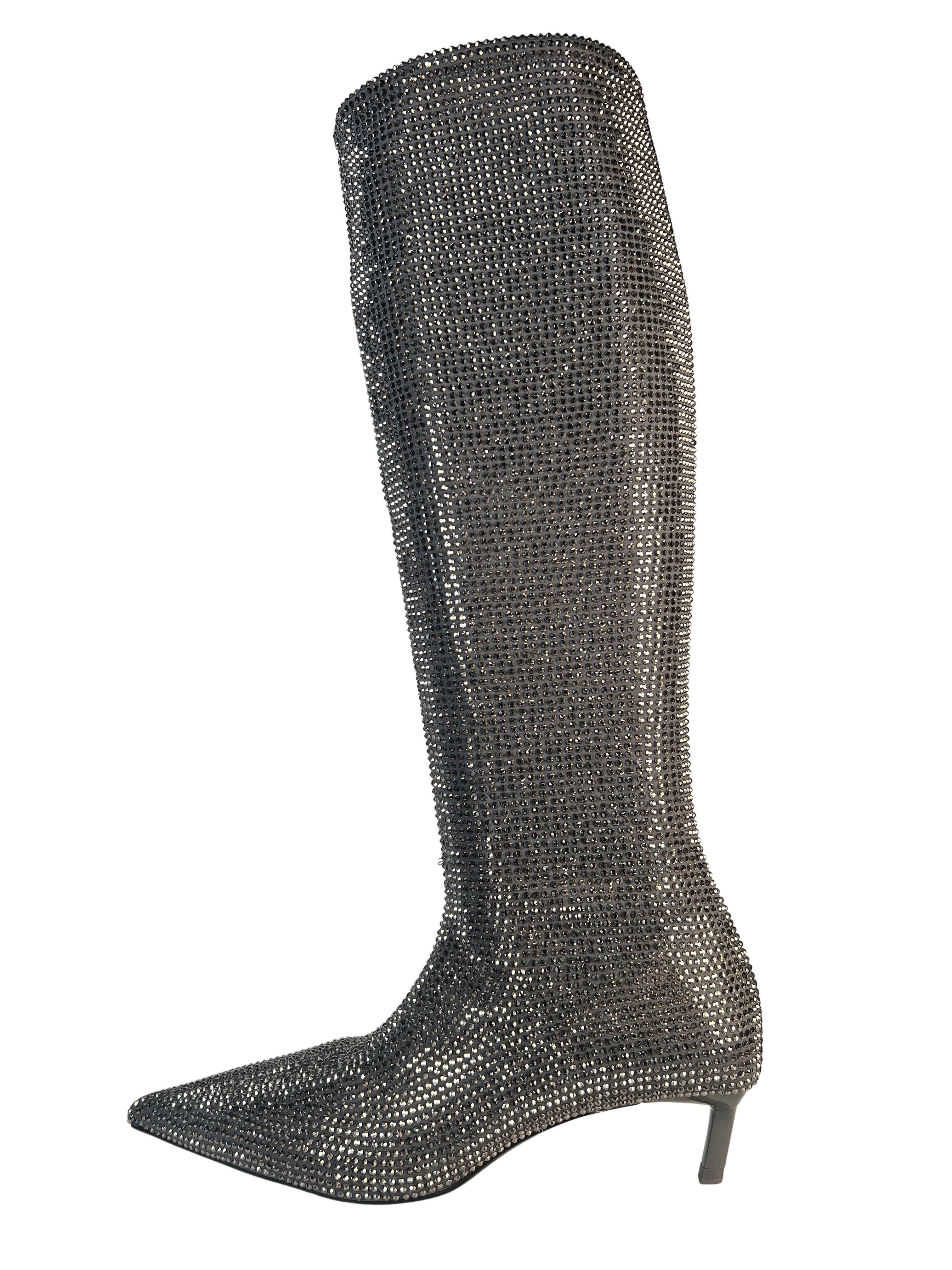 Botas Aplicaciones Plateadas - ZARA – Market People