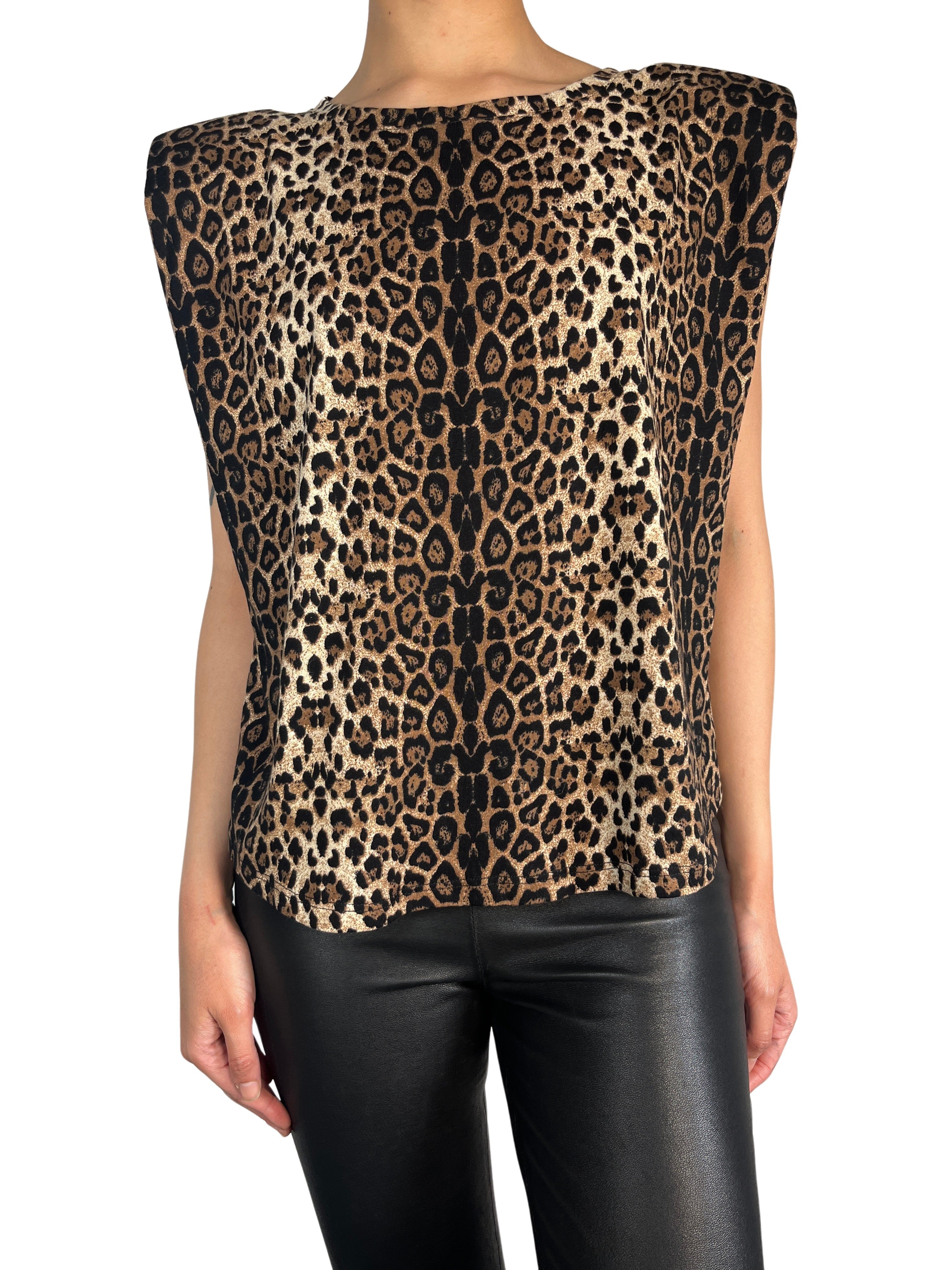 Polera Hombreras Animal Print - LALALOU – Market People