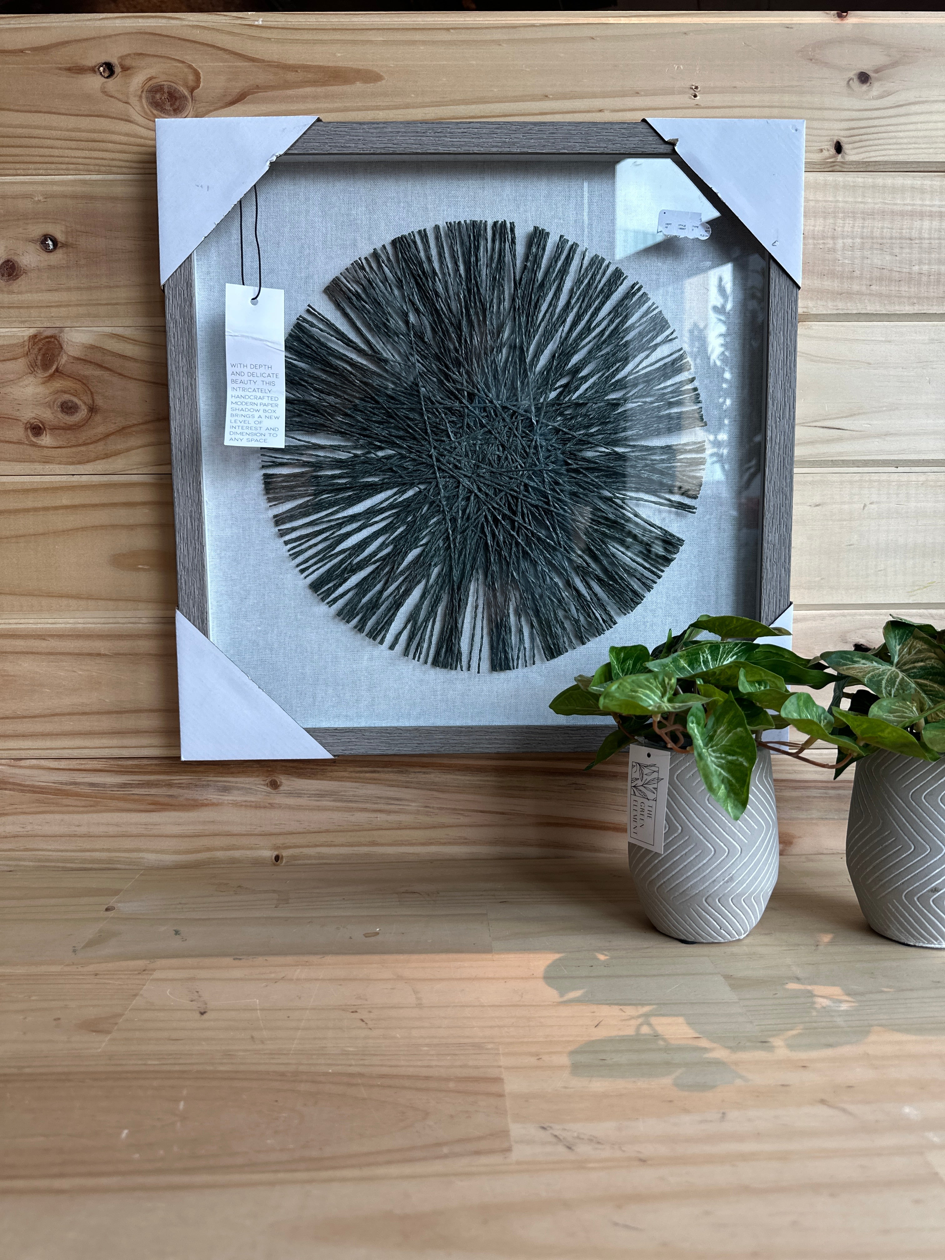 Cuadro Fibra Natural - DIMENSIONAL PAPER* – Market People