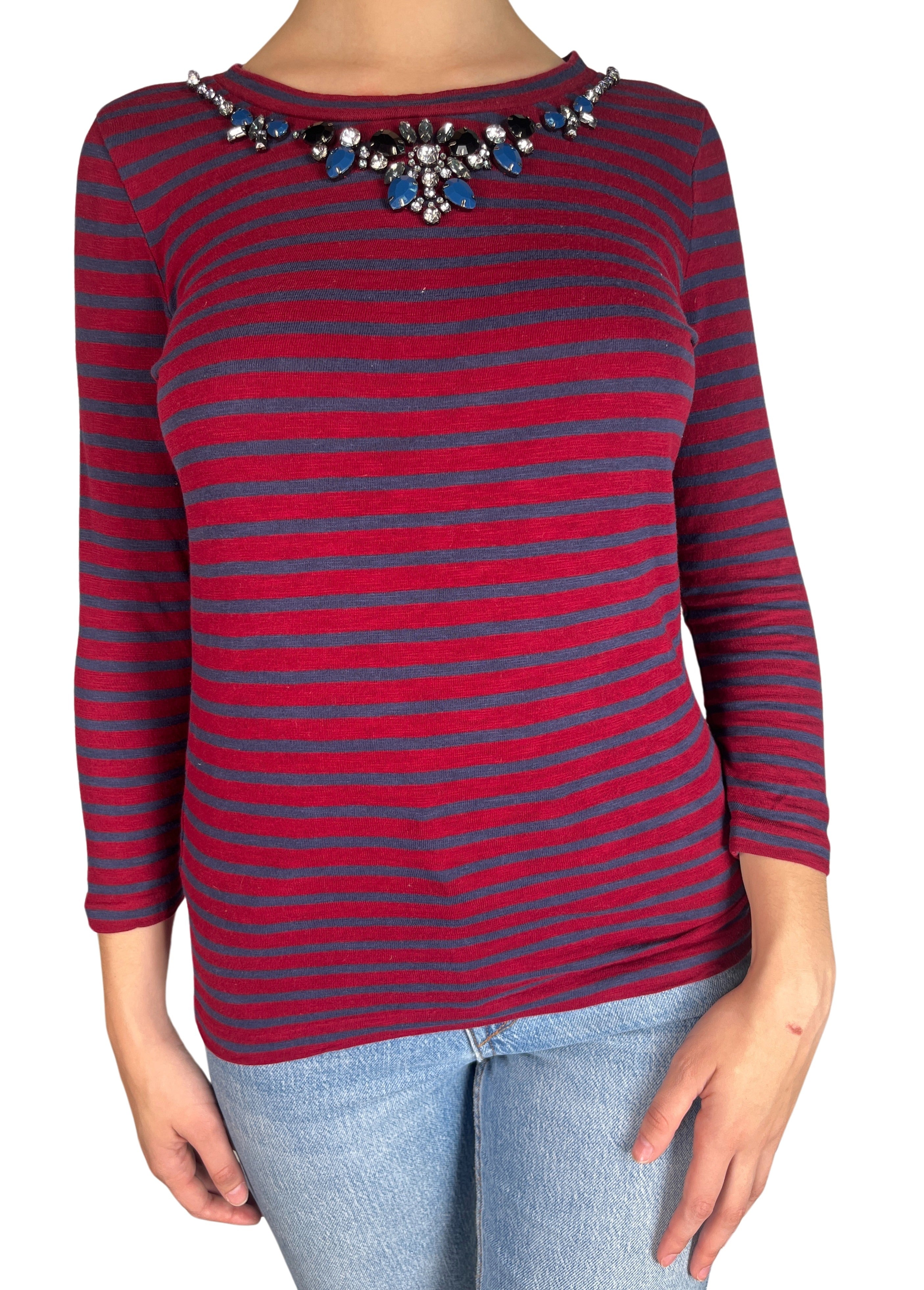 Polera Rayas Aplicaciones - JCREW – Market People