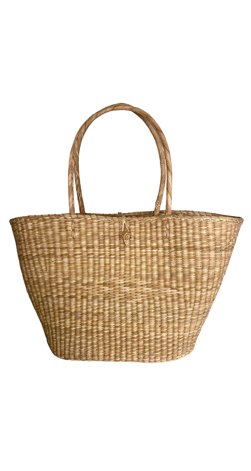 Bolso Mimbre Beige - VINTAGE – Market People