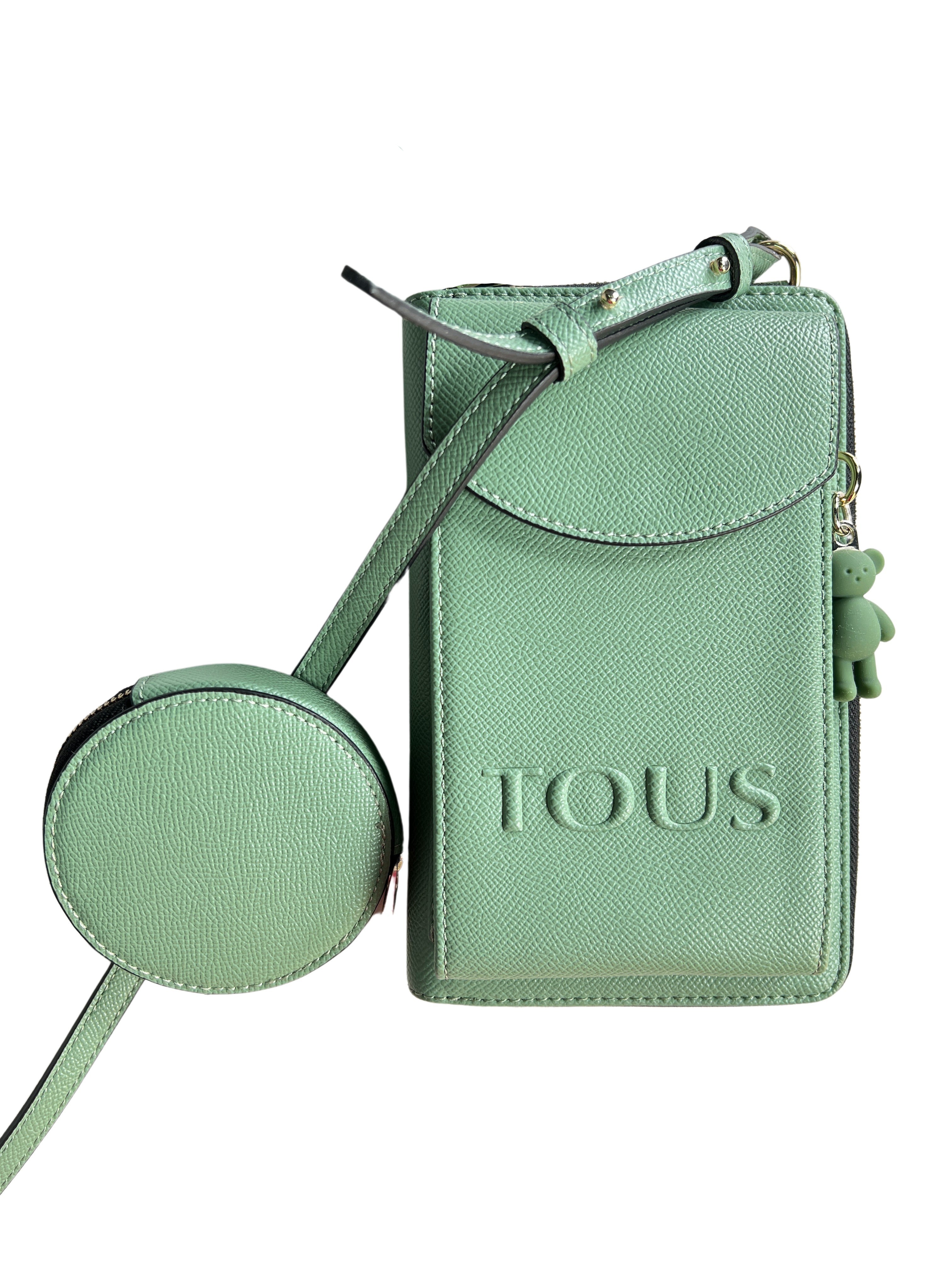 Billetera Bandolera Verde Pastel - TOUS – Market People