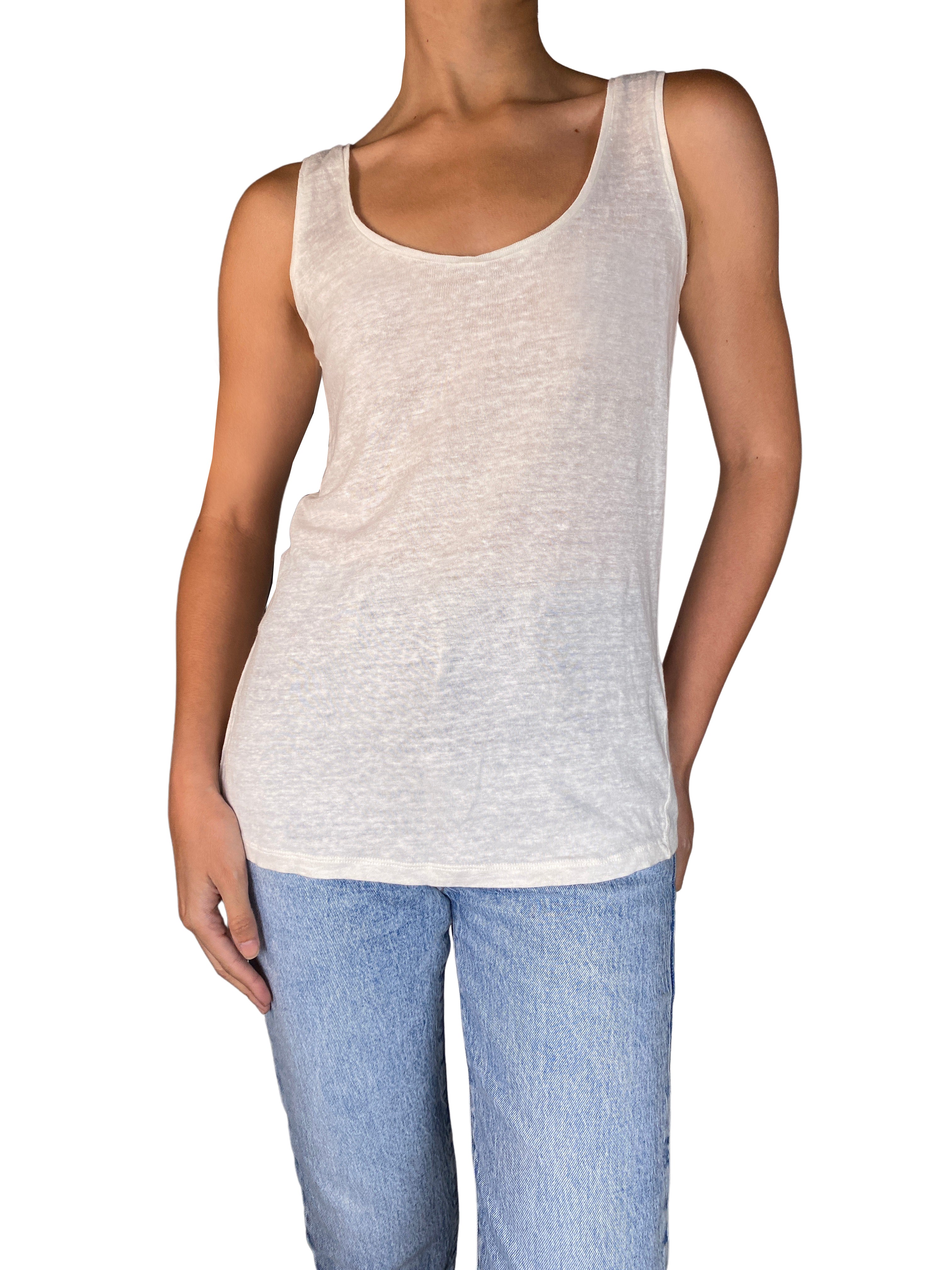 Polera Lino Encaje - SANDRO – Market People