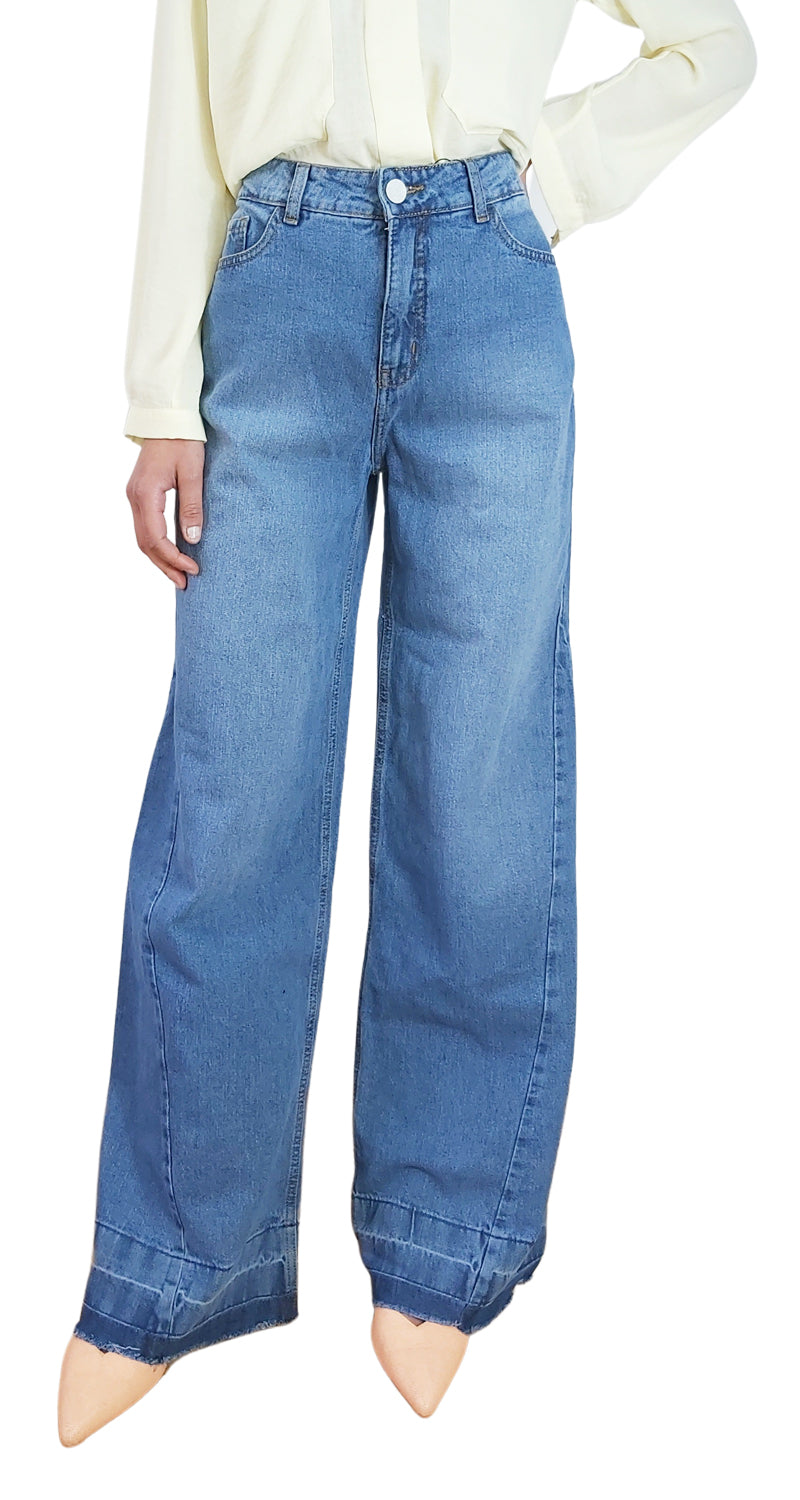Jeans Ringo High Rise Wide Singolare – Market People