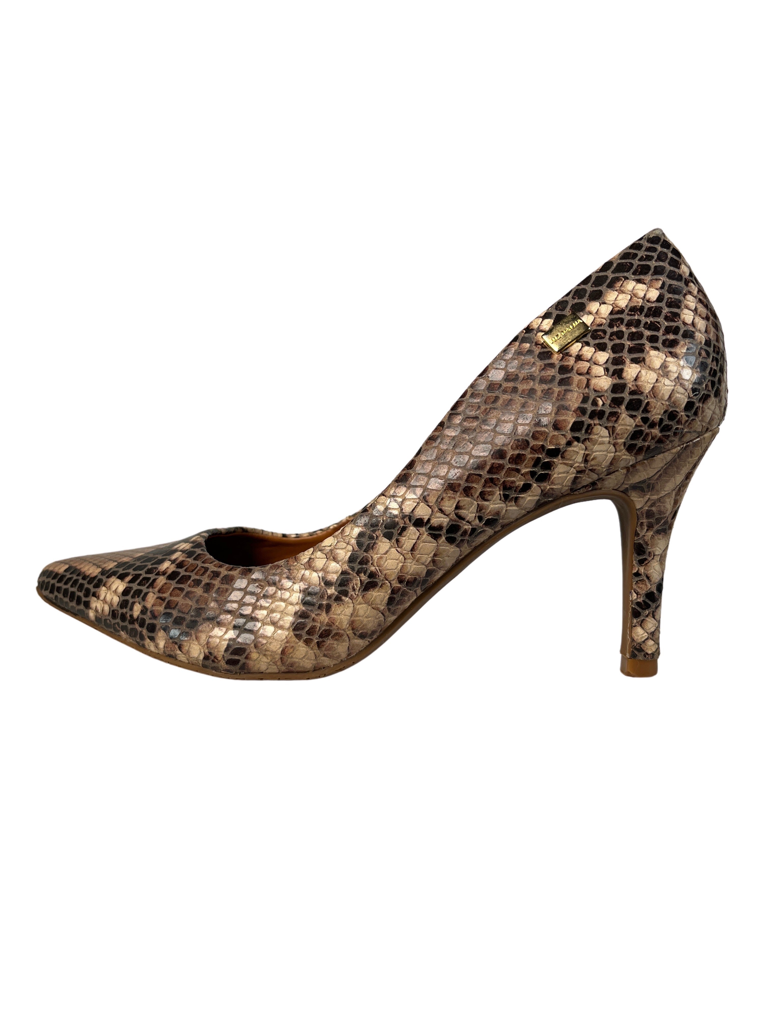 Taco Alto Snake Cuero - LUZ DA LUA* – Market People