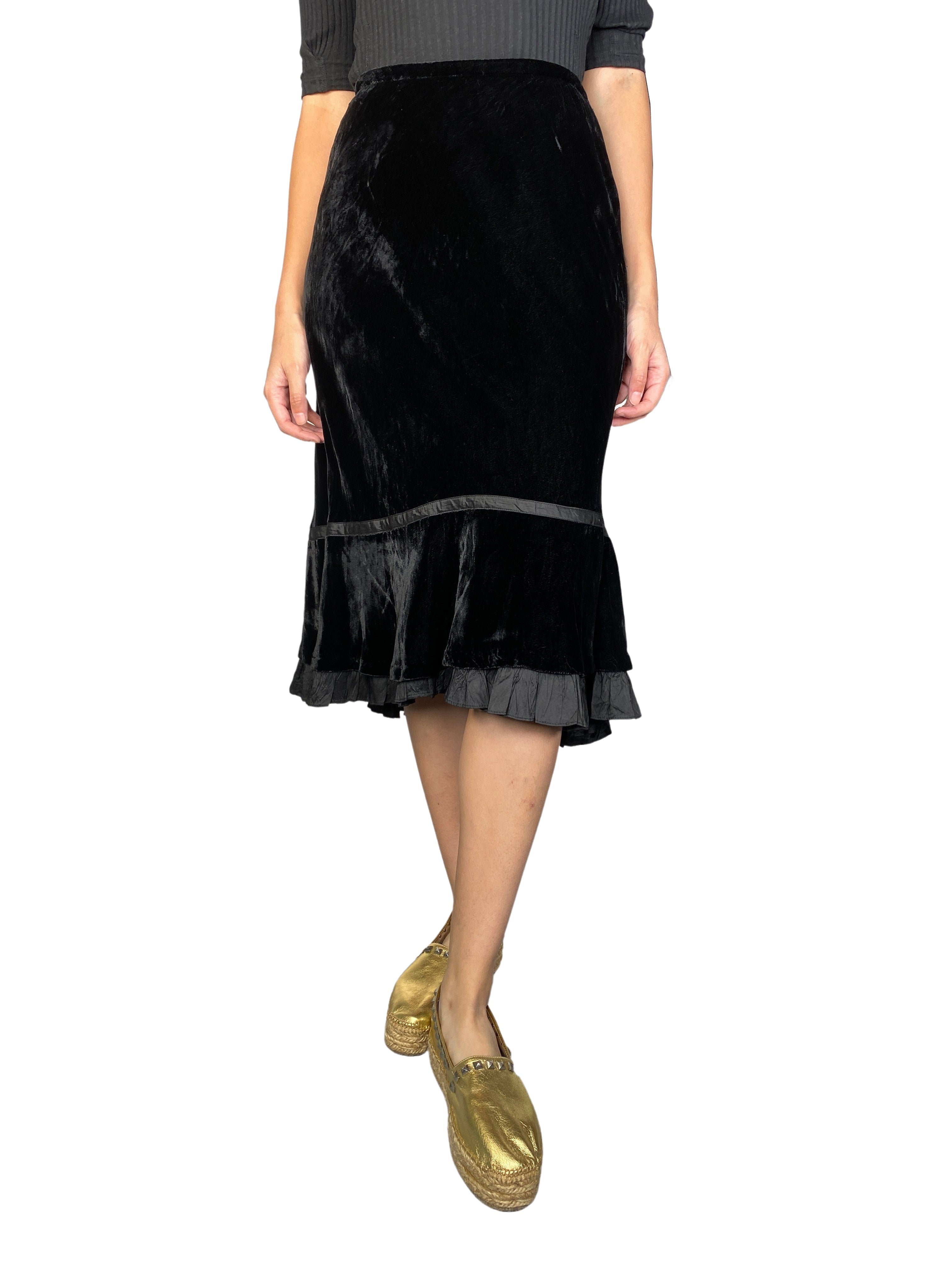 Falda Midi Velvet Ann Taylor by Loft - LOFT – Market People