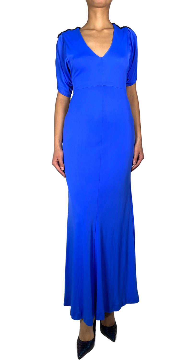 Vestido Azul Eléctrico - DIMENSION AZUL – Market People